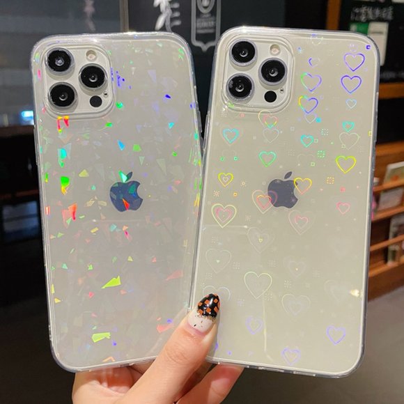 Cell Phones & Accessories | Holographic Heart Phone Case | Poshmark